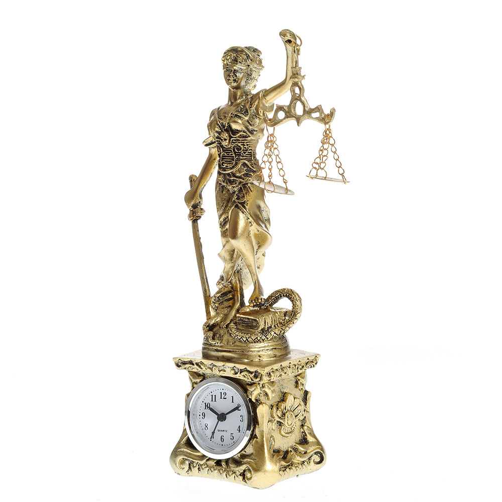 Ceas auriu statueta balanta 26 cm