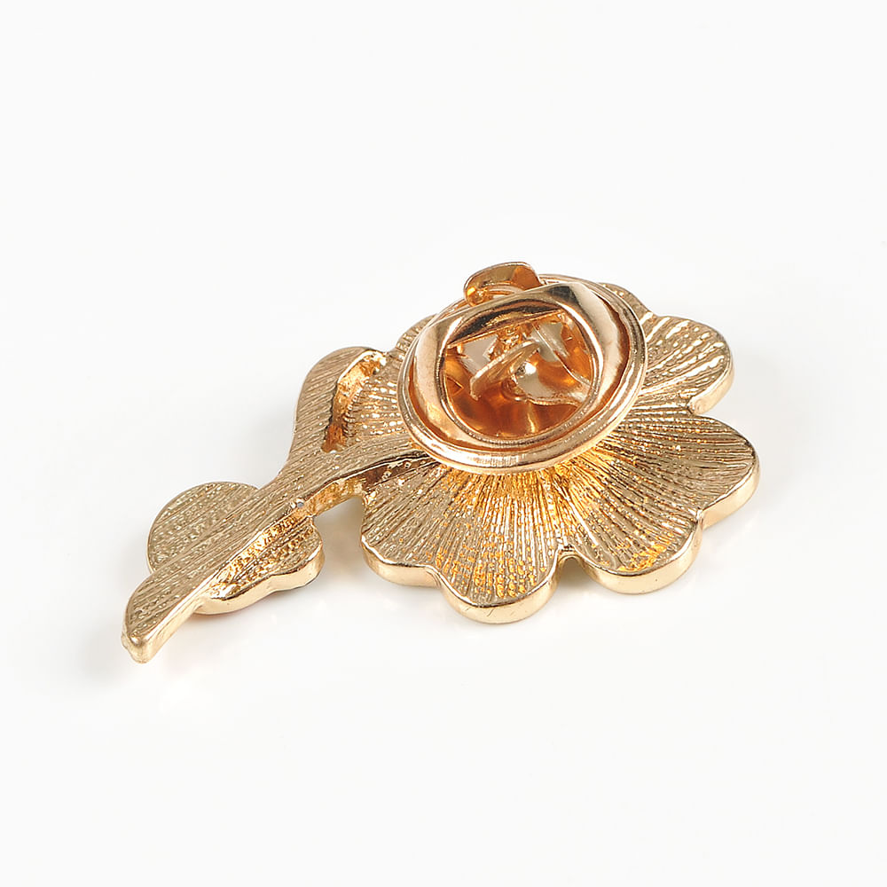 Brosa martisor floare cu buburuza